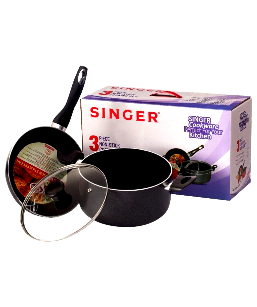 Non-Stick Cookware Gift Set (3 Pcs) - Best Wedding Gift