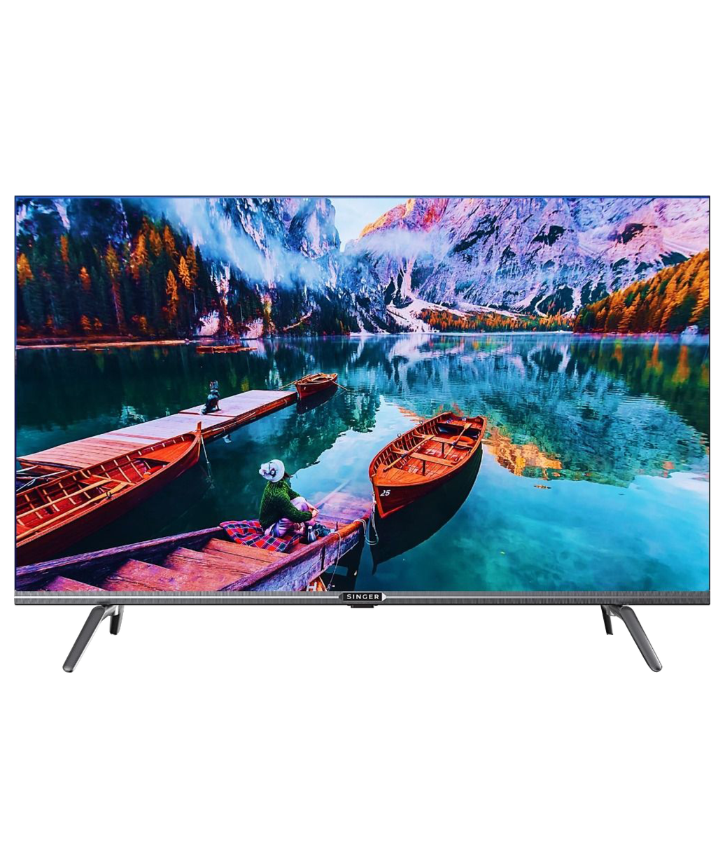 Singer SW32 Frameless HD LED TV, 32 inch, USB & HDMI Ports, Box Speaker