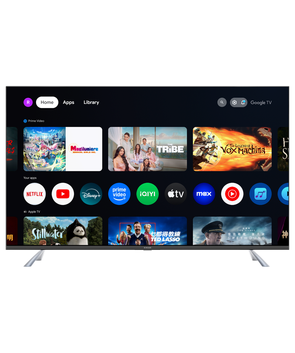 Frameless Google TV | Singer Bangladesh Limited