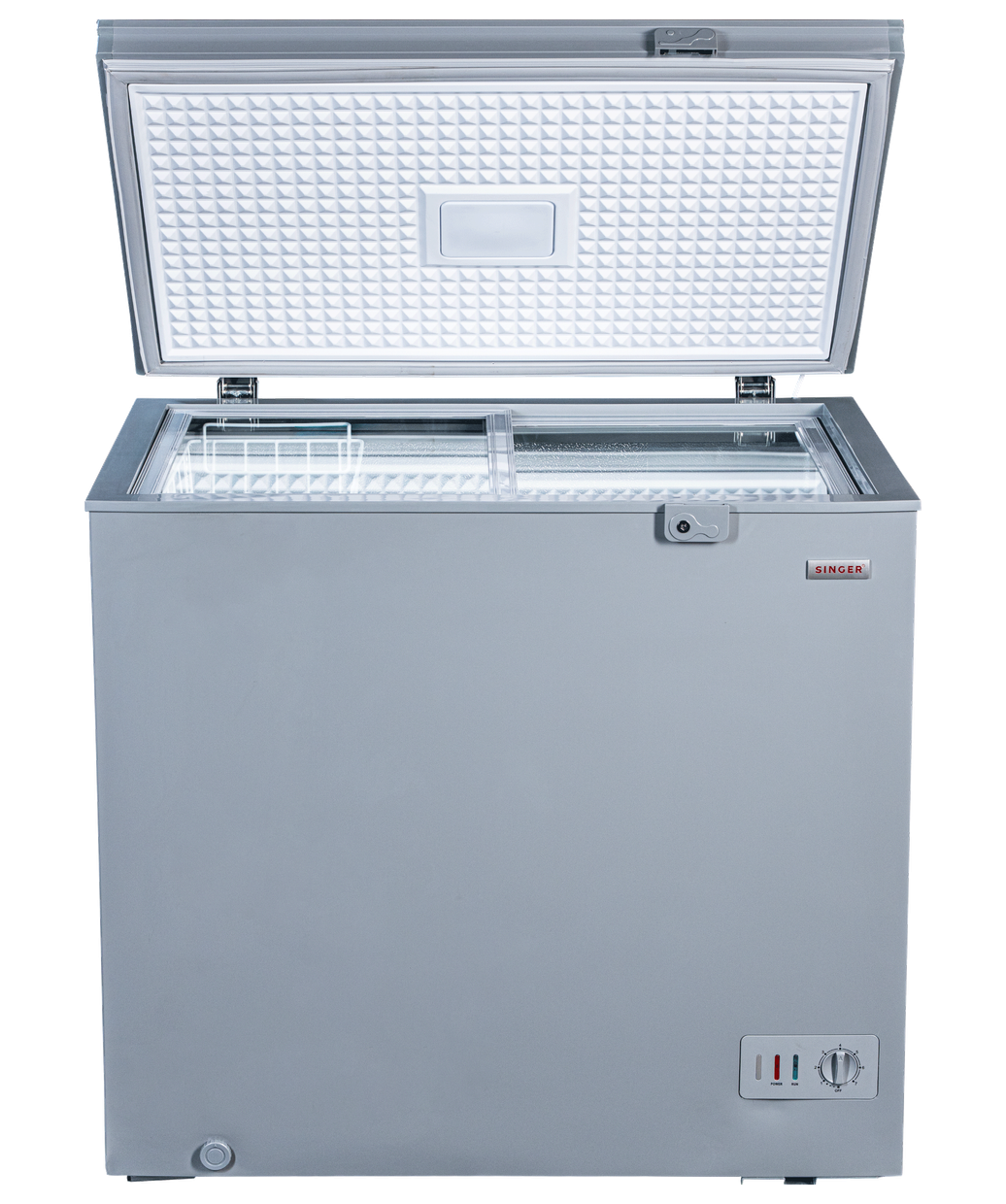 SINGER Chest Freezer | 211 Ltr | 211-BG | Black